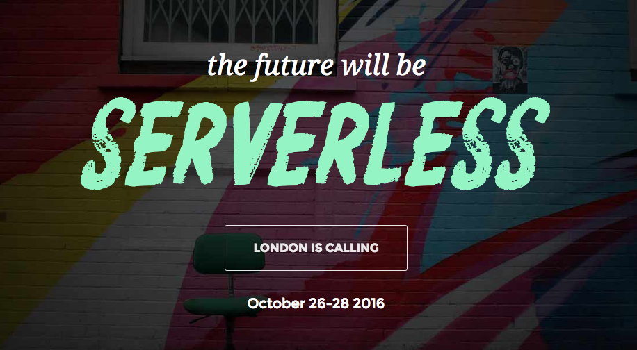 Serverless Conference London 2016 Part 1 Iot Share Nothing